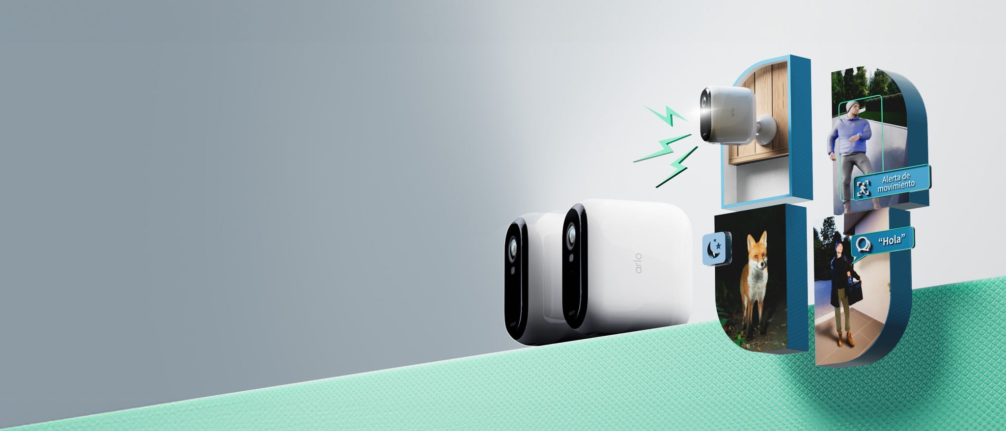 Cámara de vigilancia Exterior Arlo Essential 2K XL | Arlo España