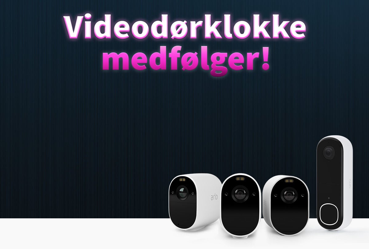 Arlo - Ekspert i sikkerhed i private hjem med brug af kamera og dørklokker