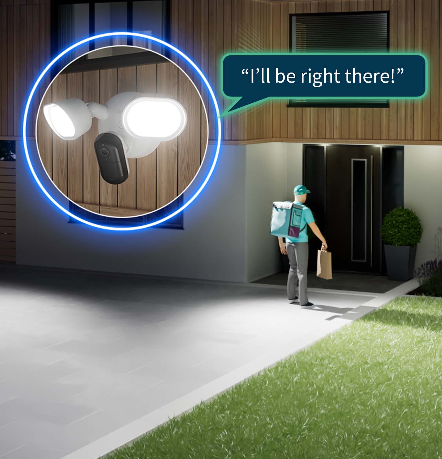 Ring Floodlight Camera Arlo Pro 3 Floodlight Security Camera 2K HDR ...